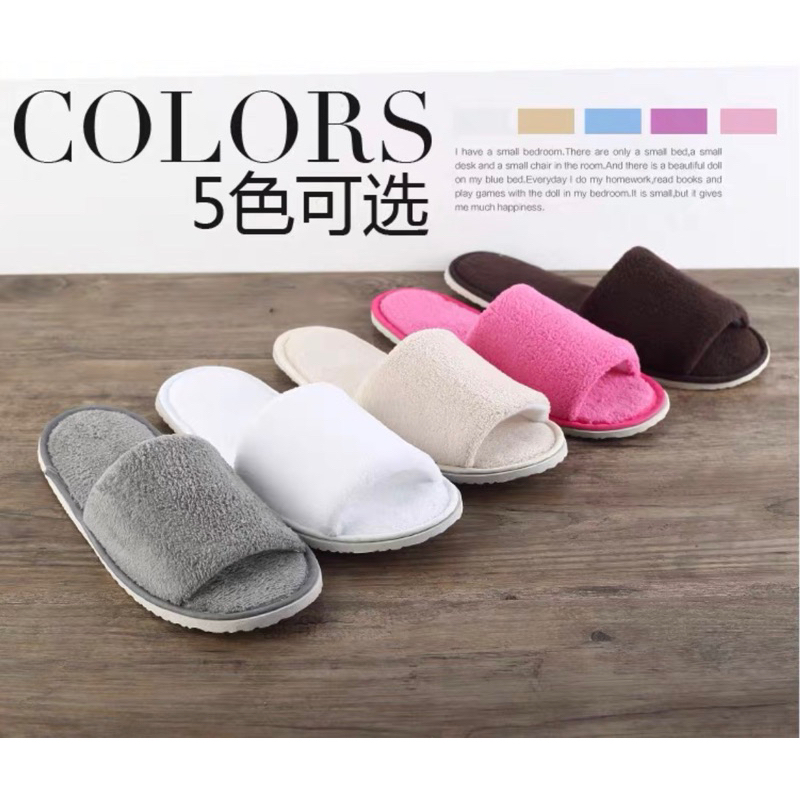 READY STOCK‼️Disposable Indoor Slipper Half Cover Open Toes ...