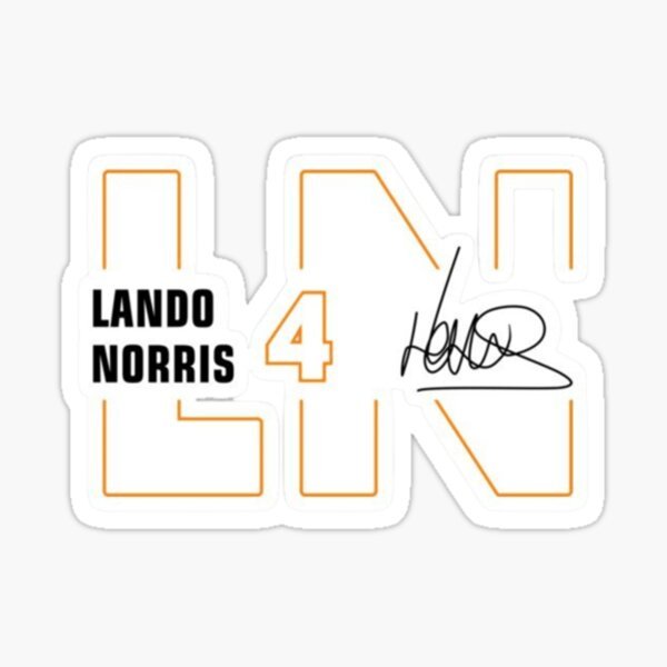 Lando Norris Stickers v3 | Shopee Malaysia