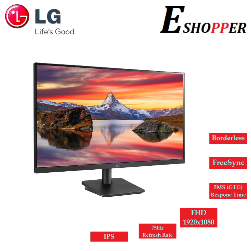 LG MR400 24" / 27'' IPS FULL HD MONITOR WITH 3-SIDE VIRTUALLY ...