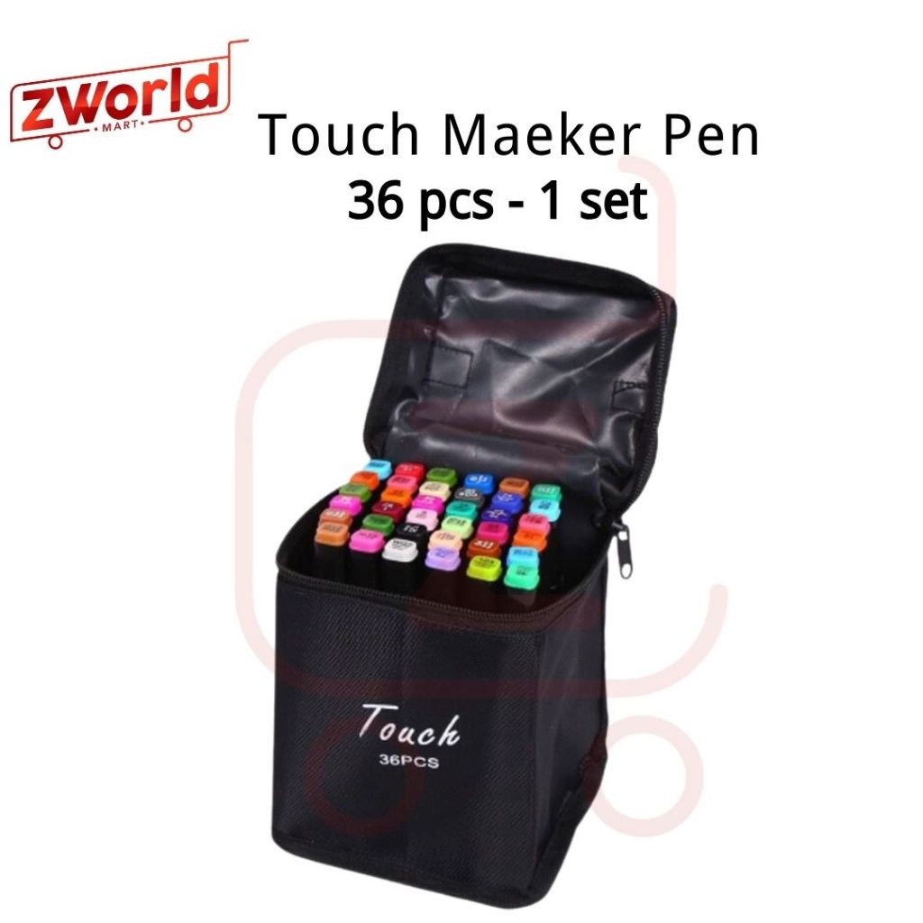 Touch Art Markers 24 / 36 / 48 / 60 /80 / 100 Twin Tip Drawing Copic ...