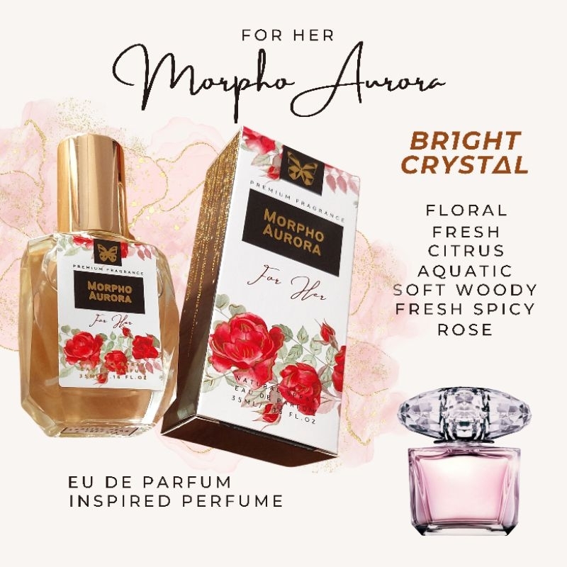 Morpho Aurora Perfume WOMEN - Inspired by Versacce - Bright Crystall ...