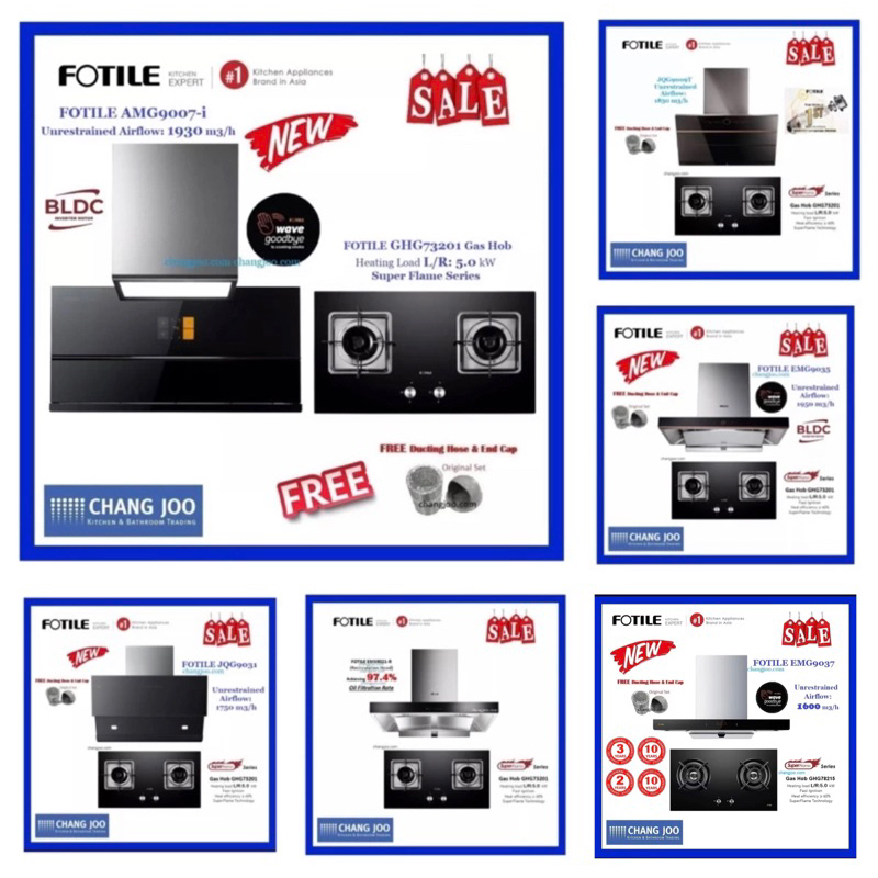 FOTILE JQG9031 / EMG9037 / EMS9021-R /EMG9035 / JQG9055 / AMG9007-i ...