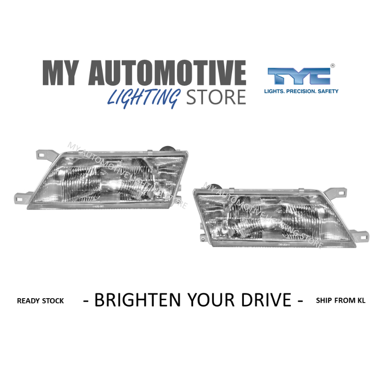 (TYC) Nissan Sentra B14 1994-1997 Head Lamp, Head Light, Lampu Depan ...