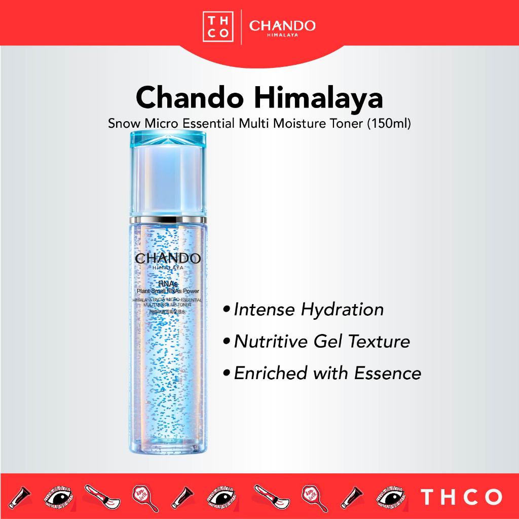 CHANDO Himalaya Snow Micro Essential Multi Moisture Toner (150ml) 自然堂微精华喜雪高保湿水 补水保湿爽肤水化妆水 (150ml ...