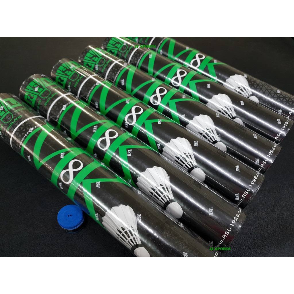 RSL SHUTTLECOCK (FREE OVER GRIP} (ORIGINAL) | Shopee Malaysia