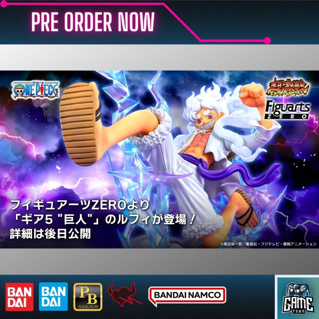 Bandai Tamashii Figuarts Zero [Extra Battle] Monkey. D. Luffy -Gear 5 Gigant- [One Piece ...