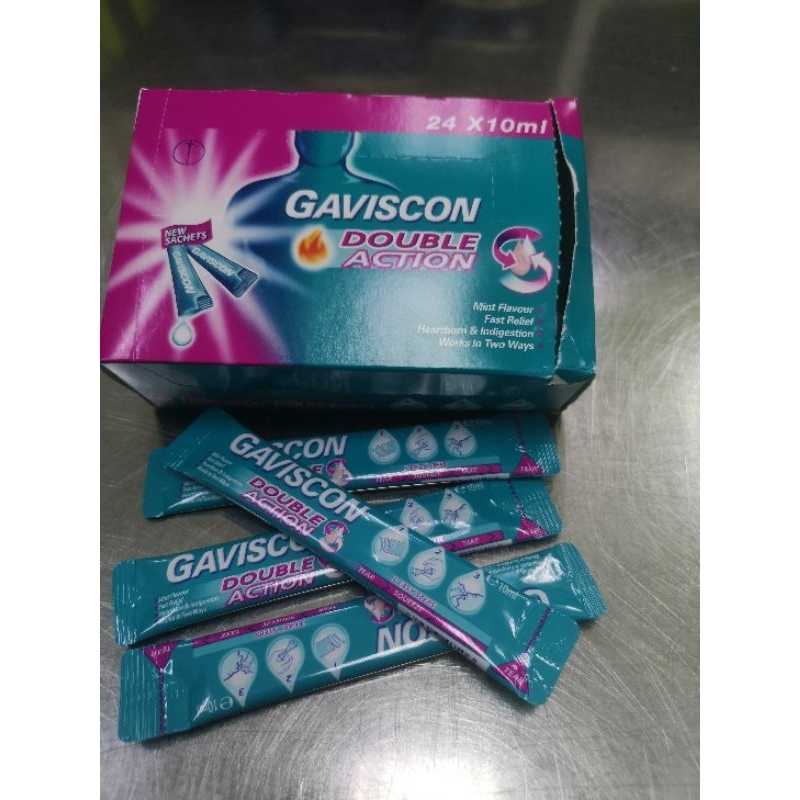 Gaviscon Double Action Sachet 10ml | Shopee Malaysia