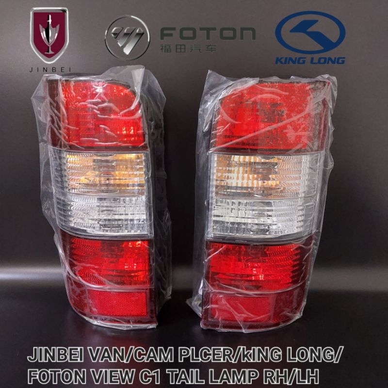 ORIGINAL JINBEI VAN/CAM PLACER/KING LONG/FOTON VIEW C1 TAIL LAMP RH/LH ...