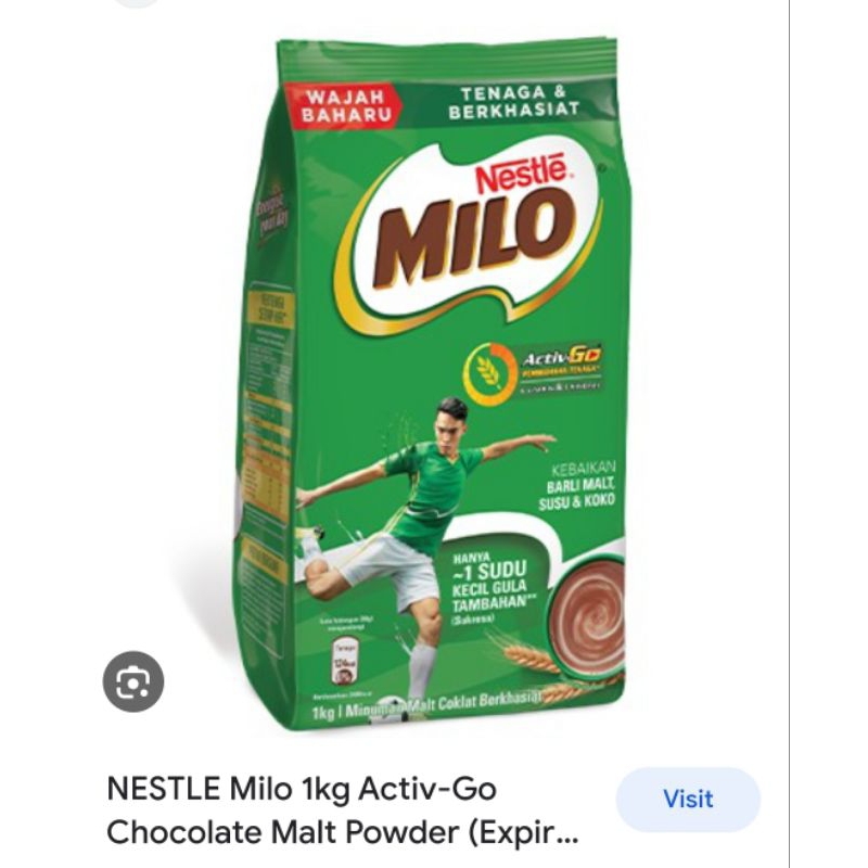 READY STOCK MILO 1kg soft packs | Shopee Malaysia