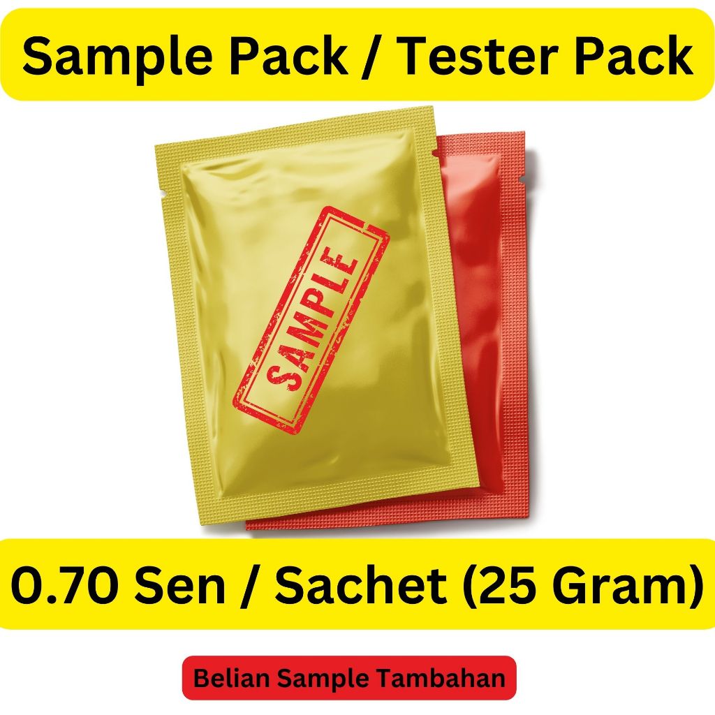 Additional Samples 0.70 Sen / Sachet (25 Gram) | Shopee Malaysia