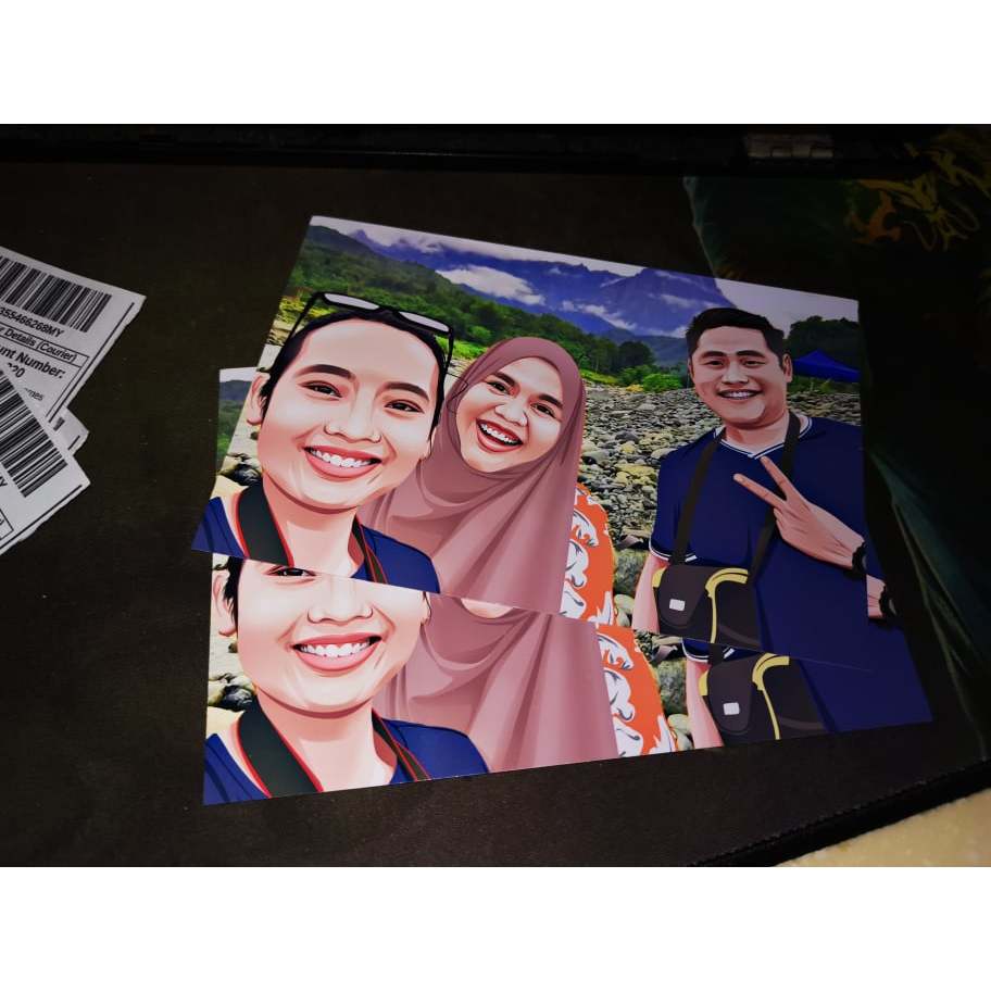 5R Size Photo Print (1 = 10 Pcs) 照片打印 127 x 178mm Glossy 230GSM ...