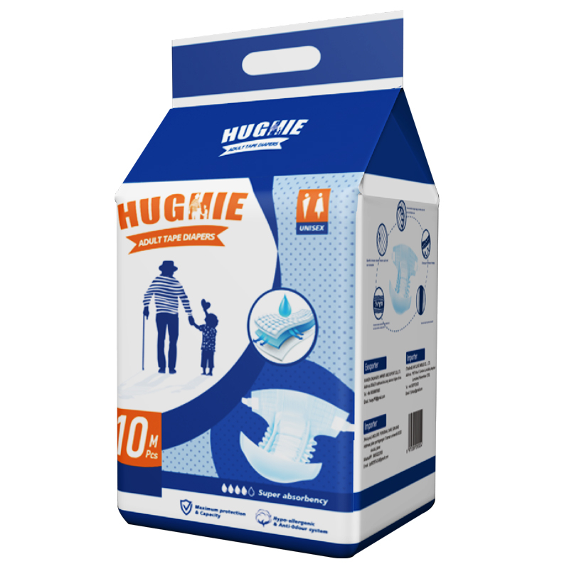 【NEW】Hughie Lightweight Adult Diaper High Absorption 2000ML M/L/ XL(10pcs) | Shopee Malaysia
