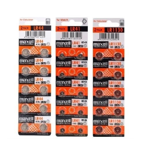 🇲🇾 10PCS MAXELL LR41 LR44 LR1130 Micro Alkaline Battery Button Cell Lithium | Shopee Malaysia