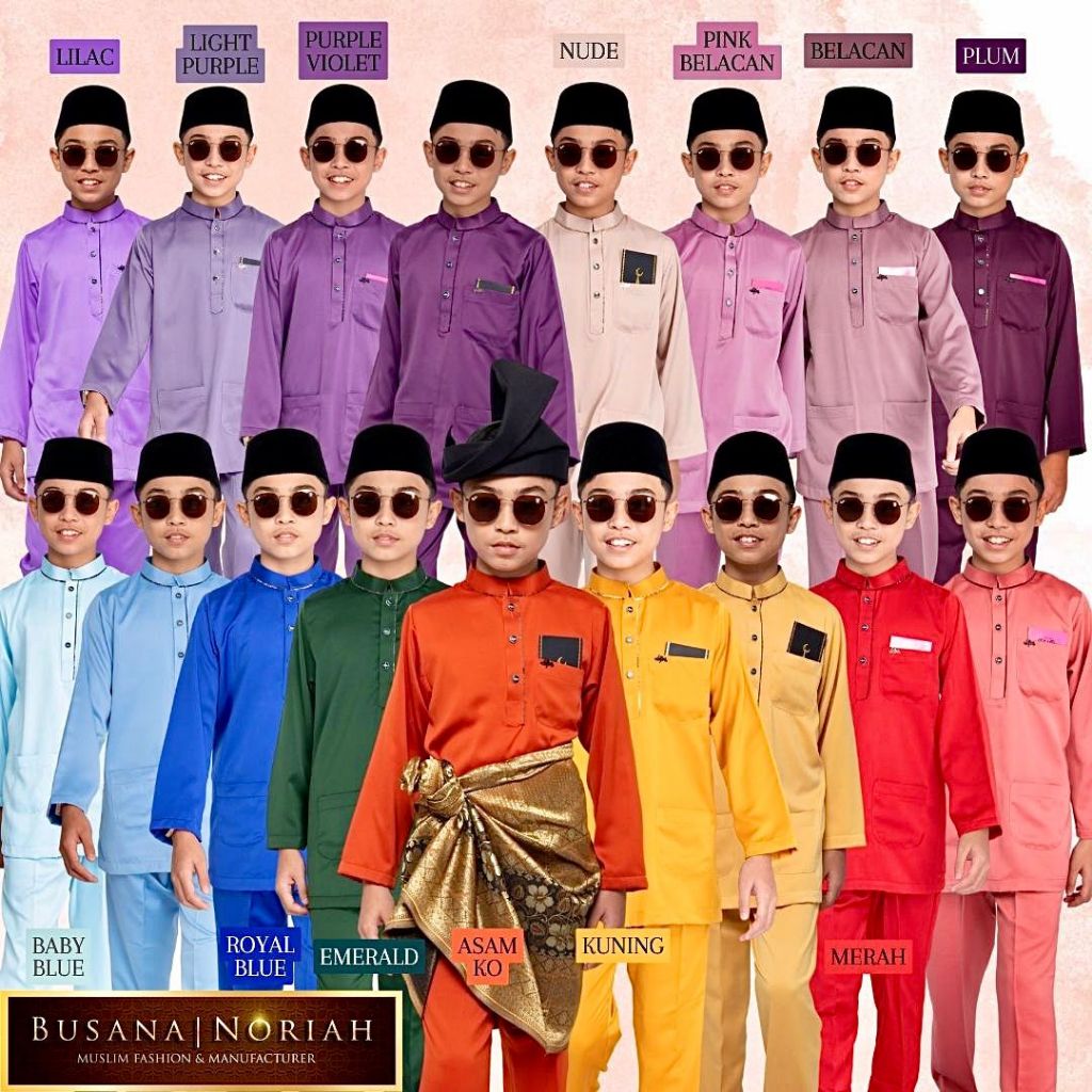 BAJU MELAYU KIDS BUSANA NORIAH | Shopee Malaysia