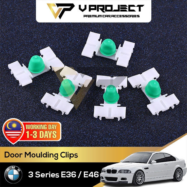 3 Series E36 E46 318 323 320i 325i 328 330 M3 Door Moulding Clips V ...