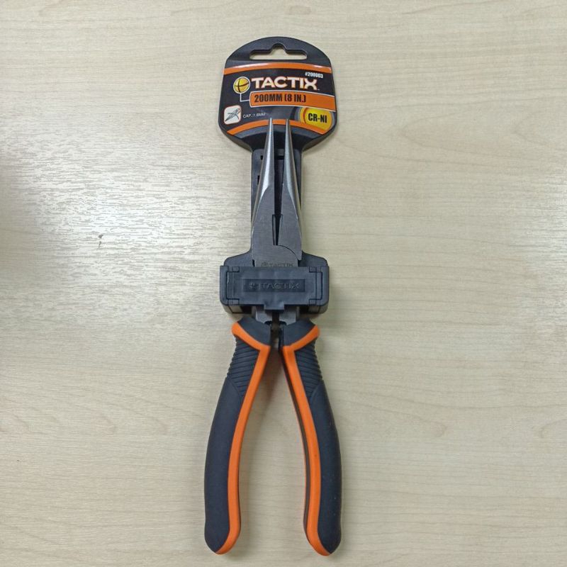 Tactix #200003 Plier Long Nose 8"/200MM | Shopee Malaysia