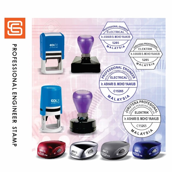 COLOP Q43 PE STAMP I COLOP R40 PEPC STAMP I PROFESSIONAL ENGINEER STAMP ...