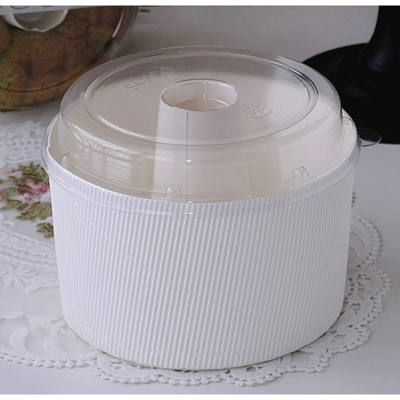 5pcs 6” Chiffon cake baking case with lid paper mould 一次性雪纺蛋糕纸模 ...
