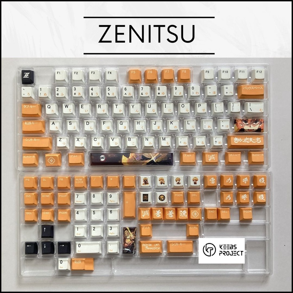 [Ready Stock] Demon Slayer Tanjiro Nezuko Anime PBT Cherry Profile ...