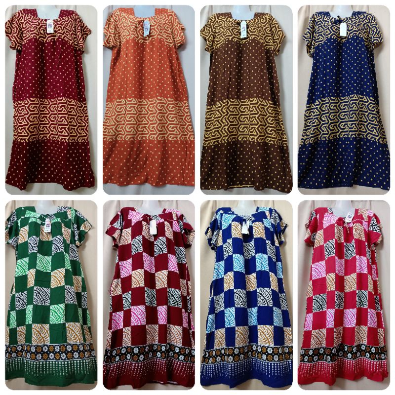 ML (Size XL) (Marissa) Baju Tidur Batik/Baju Batik | Batik Night dress ...