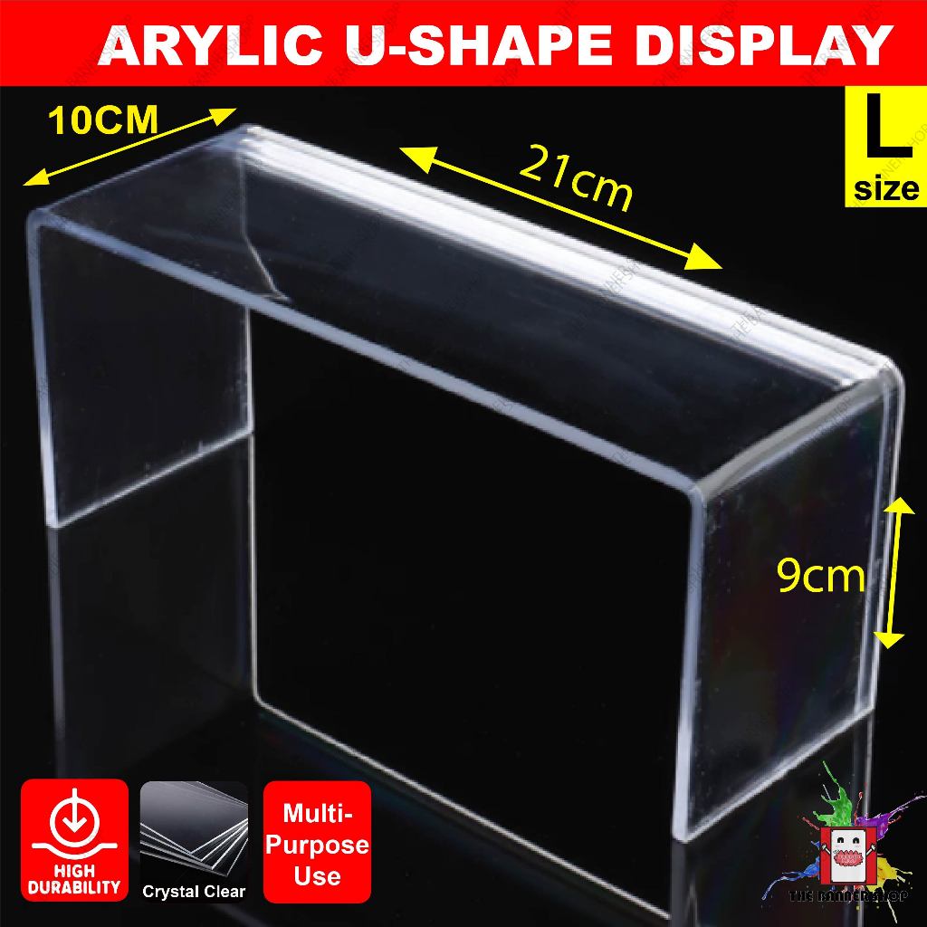 Acrylic U-Shape Display Stand, Shoes Display Stand Rack | Shopee Malaysia