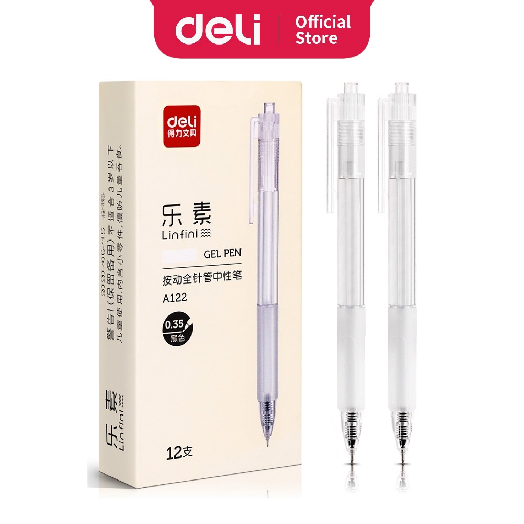 Deli Comfortable Grip Gel Pen (0.35mm) A122 | Shopee Malaysia