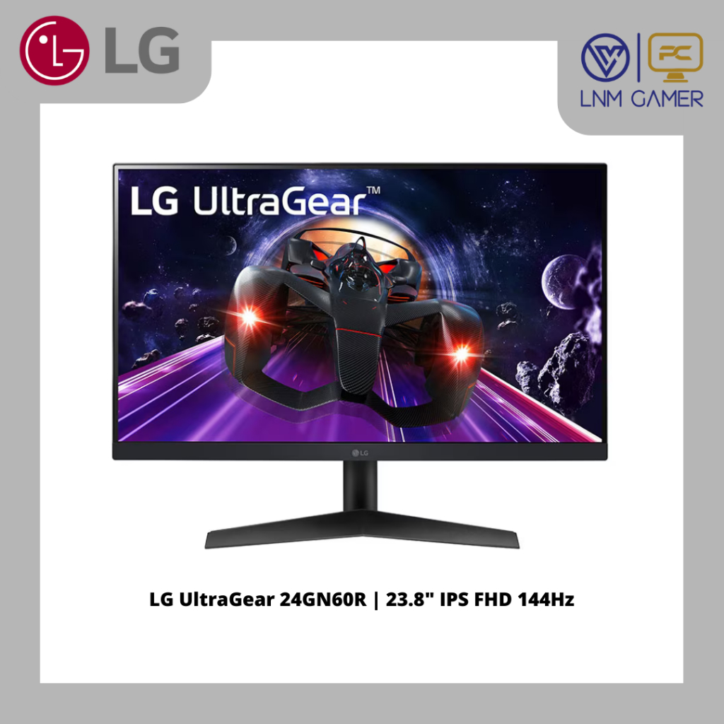 LG 23.8” 24GN60R UltraGear™ Full HD IPS 144Hz 1ms (GtG) Gaming Monitor ...