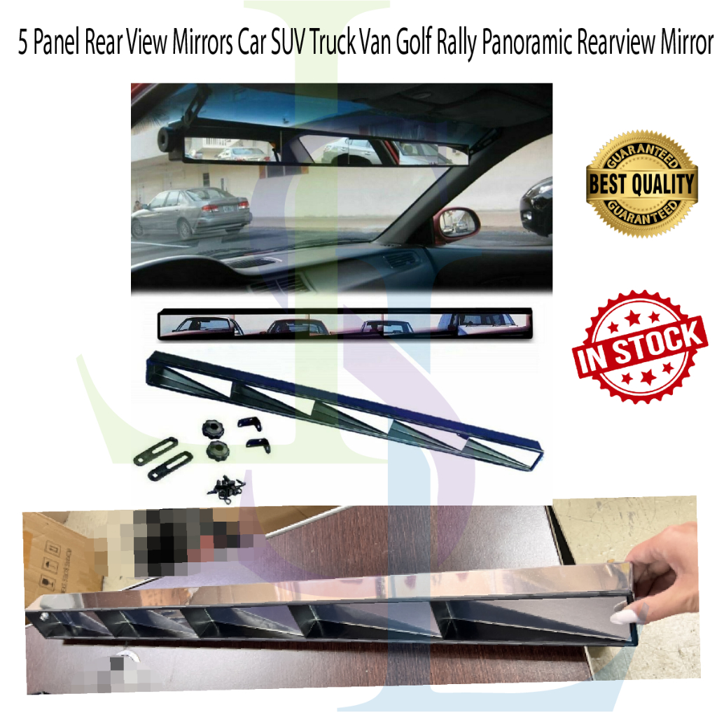 5 Panel Rear View Mirrors Car SUV Truck Van Golf Rally Panoramic ...