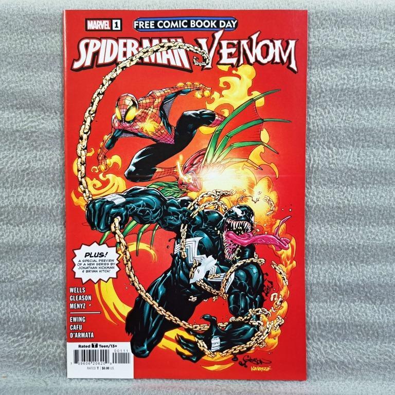 Spider-Man/Venom FCBD 2023 #1 (One-Shot) Marvel Comics (Key Issue ...
