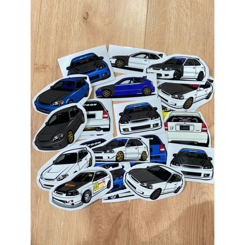 Honda EK9 TYPE R UV STICKER | Shopee Malaysia