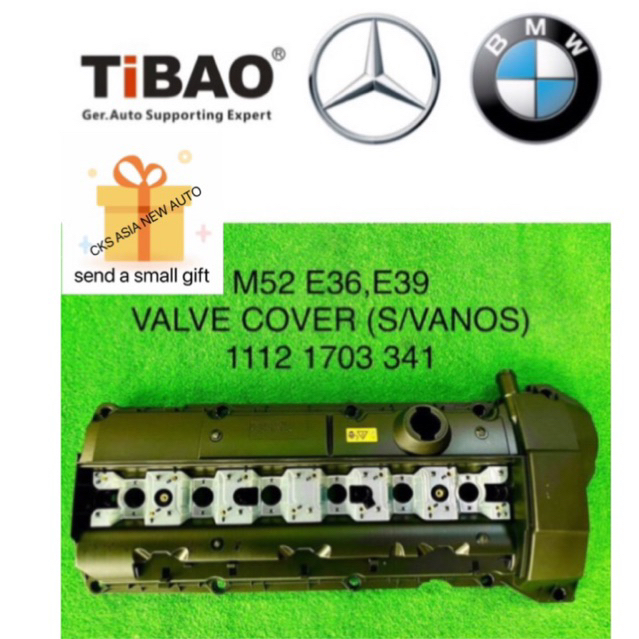 (TiBAO )BMW E36 E39 M52 ENGINE VALVE COVER SINGLE VANOS | Shopee Malaysia