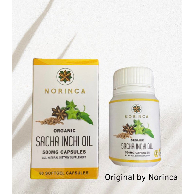 SACHA INCHI OIL 500mg Capsules 60 Softgel Capsule Natural & Organic ...