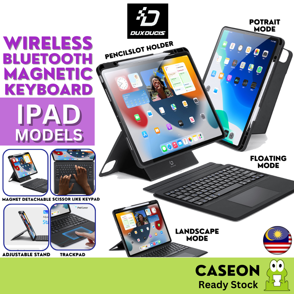 DUX DUCIS DK Bluetooth Sarung Tablet untuk iPad Pro Air 11 12.9 13 6 5 ...