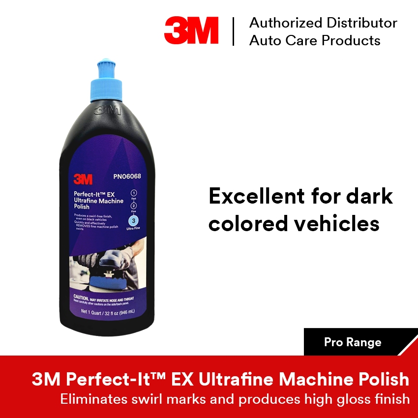 3M Perfect-It Ultrafine Machine Polish 06068 946ml Step 3 Ultrafine High Performance Gloss ...