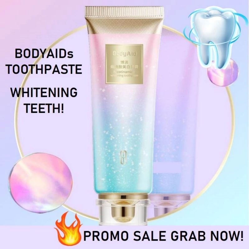 BodyAid Nicotinamide whitening toothpaste | Shopee Malaysia