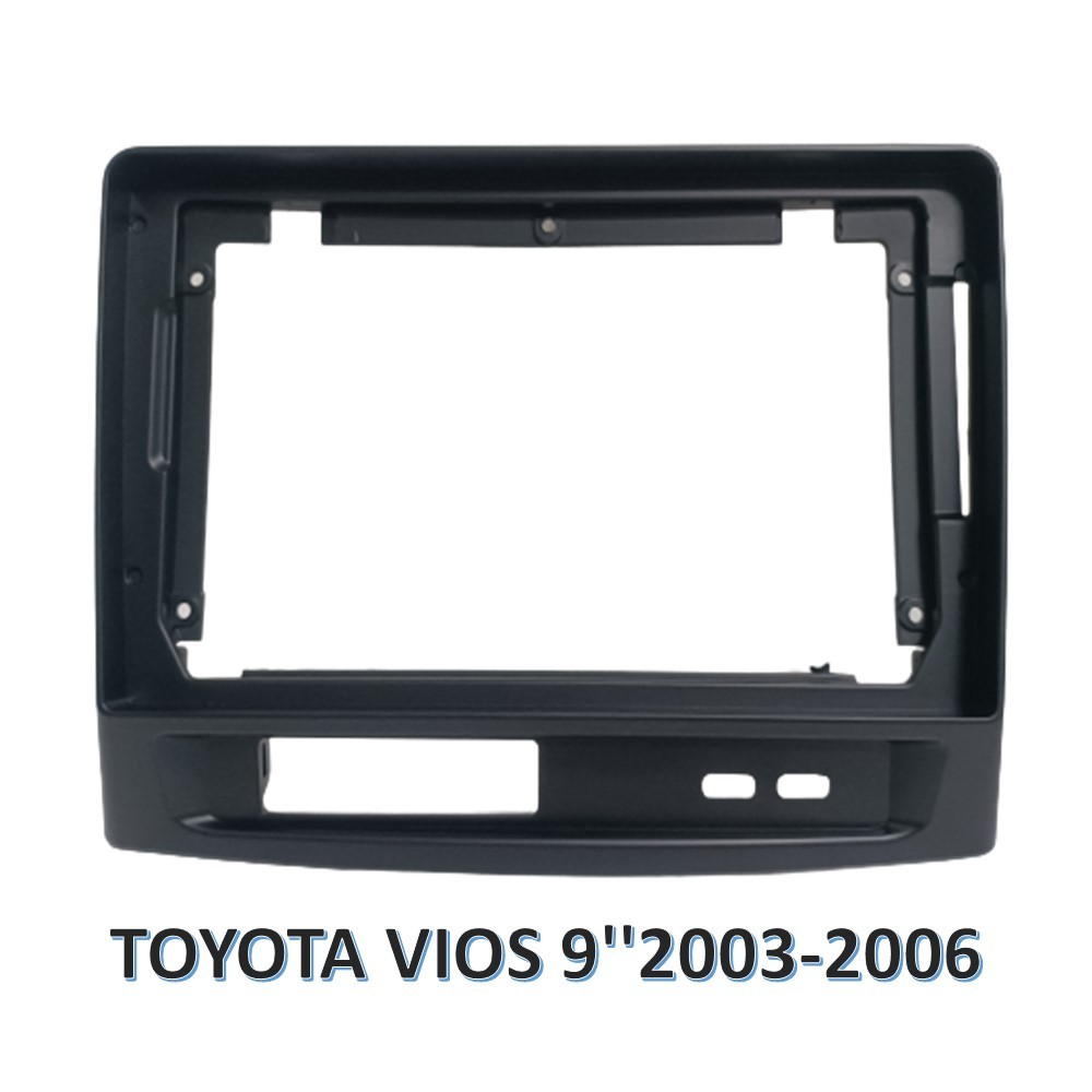 Android Player Casing TOYOTA VIOS-9/10''-2003-2018-BLACK(WIth PNP ...