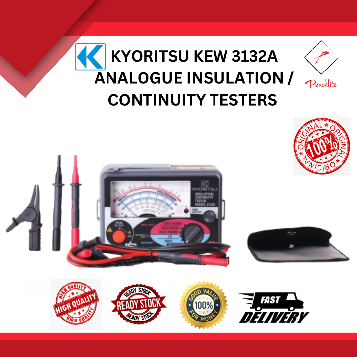 KYORITSU KEW 3132A ANALOGUE INSULATION / CONTINUITY TESTERS 100% ...