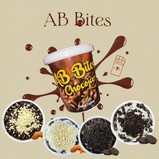 AB BITES CHOCOJAR DOUBLE TOPPING READY STOCK FAST SHIPPING | Shopee ...