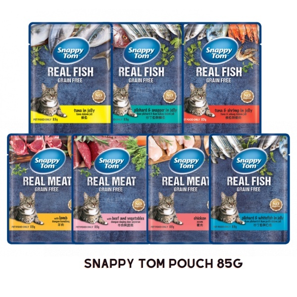 Snappy Tom Wet Cat Food Pouch 85G | Shopee Malaysia