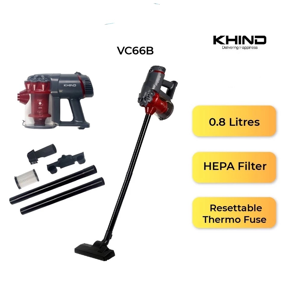Khind Vacuum Cleaner (0.8L) VC66B | Shopee Malaysia