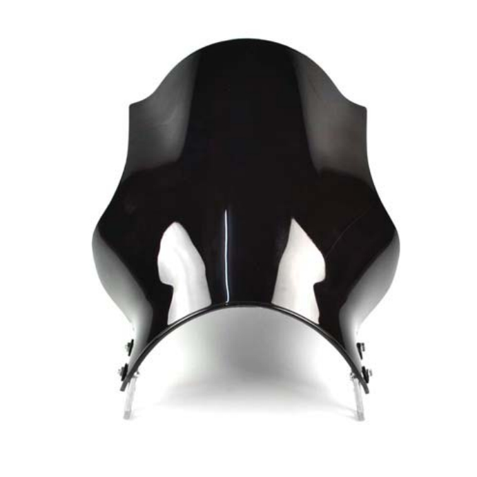 UNIVERSAL MOTORCYCLE FRONT ROUND WINDSHIELD COVER WINDSCREEN WIND ...