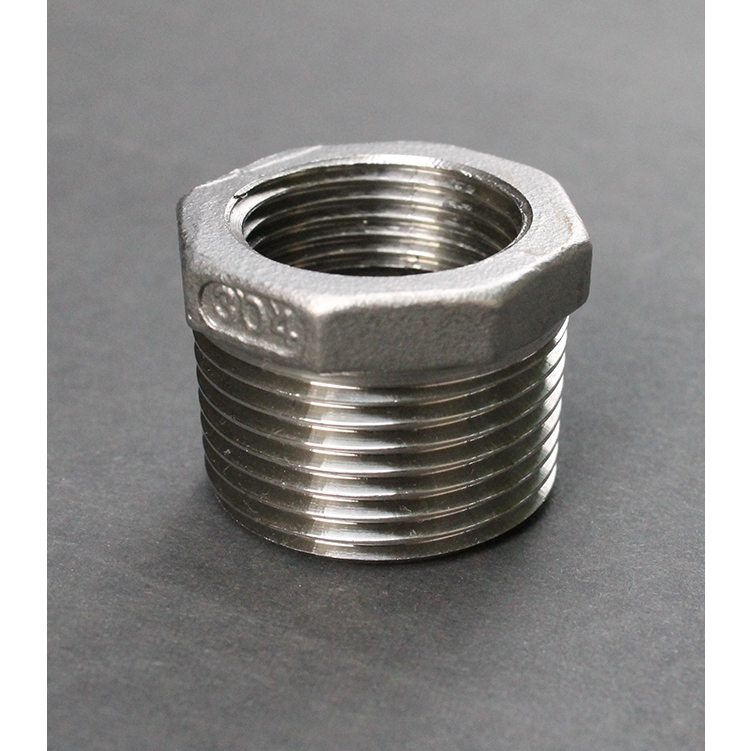 Stainless Steel SUS304 Reducer Reducing Bush Threaded 1 X 3/4 inch, 25 ...