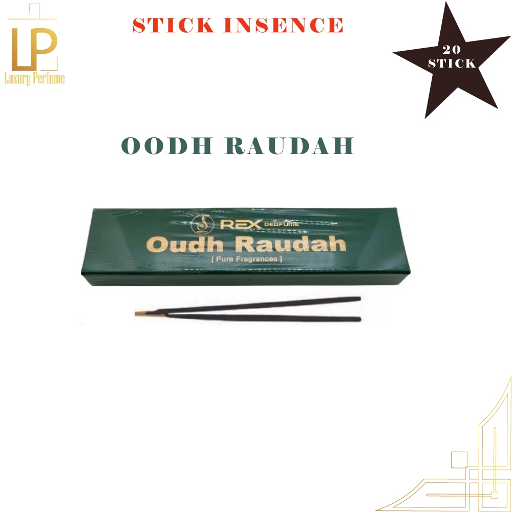OUDH/OODH RAUDAH PRIME FRAGRANCE INCENSE STICKS 50G (1BOX 20 STICK ...