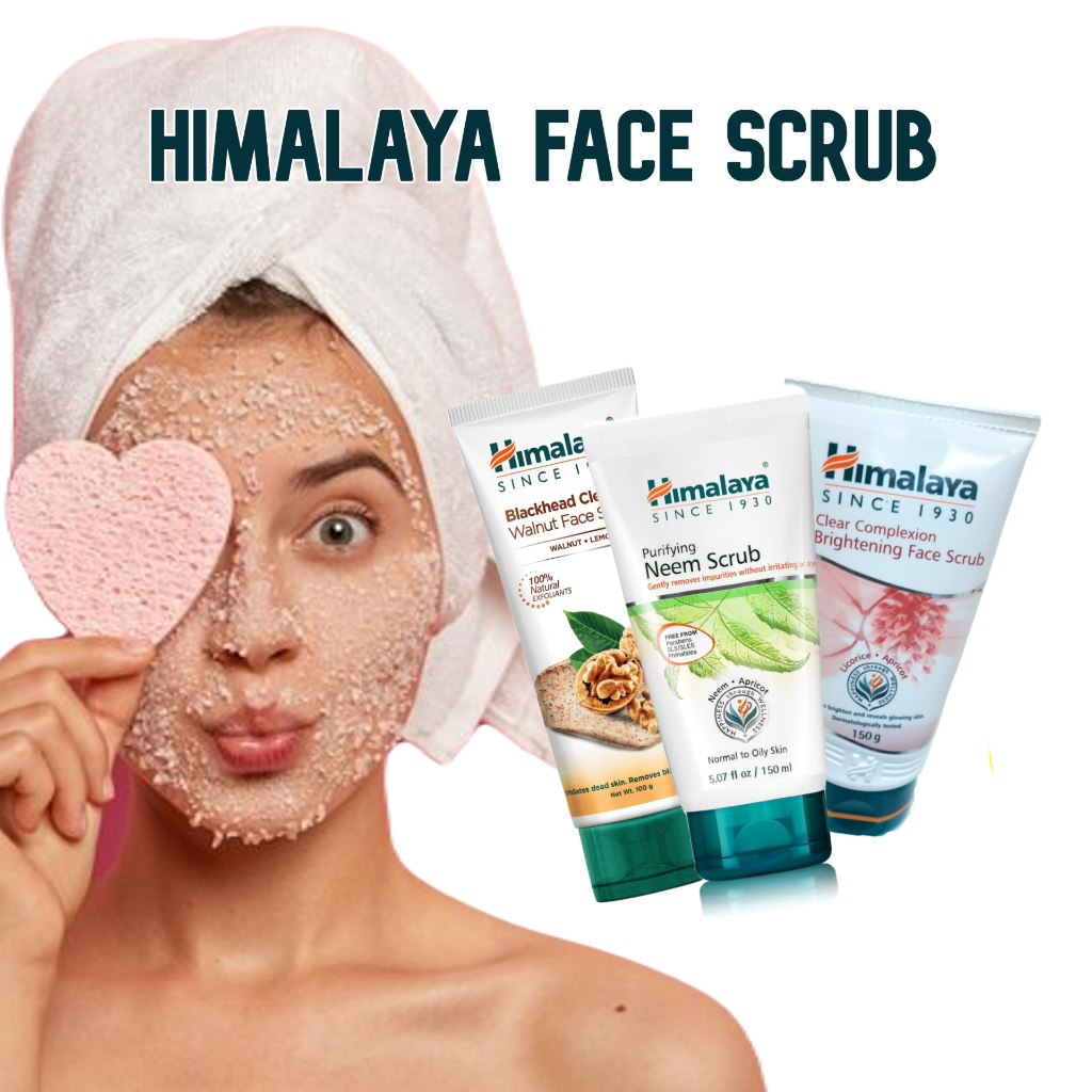 Himalaya Face Scrub | Walnut Scrub | Apricot | Neem | Orange ...