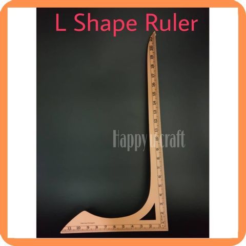 Pembaris Jahitan PVC(per pcs)PembarisBentuk L/Pembaris Sesiku/Pembaris ...