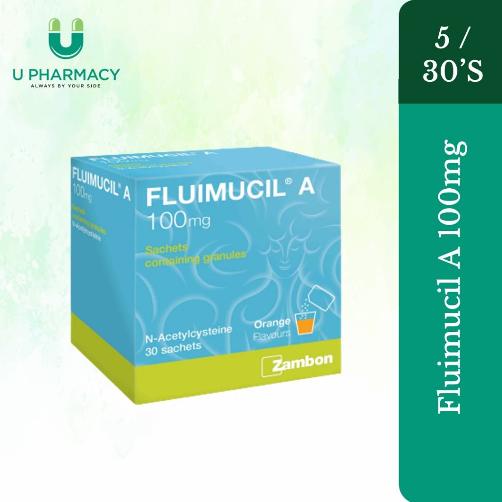 Fluimucil A 100mg (Orange Flavour) 5'S / 10'S (EXP: 3/26) | Shopee Malaysia