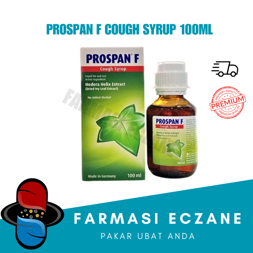 PROSPAN F COUGH SYRUP 100ml & 9 STICK PACKS WITH 5ml OF LIQUID | Shopee ...