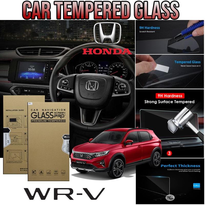 HONDA WRV 2023 2024 Tempered Glass Head Unit Infotainment Screen ...