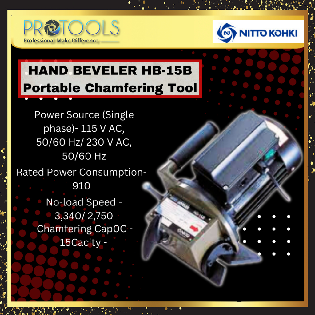 Nitto Kohki HAND BEVELER HB-15B Portable Chamfering Tools | Shopee Malaysia