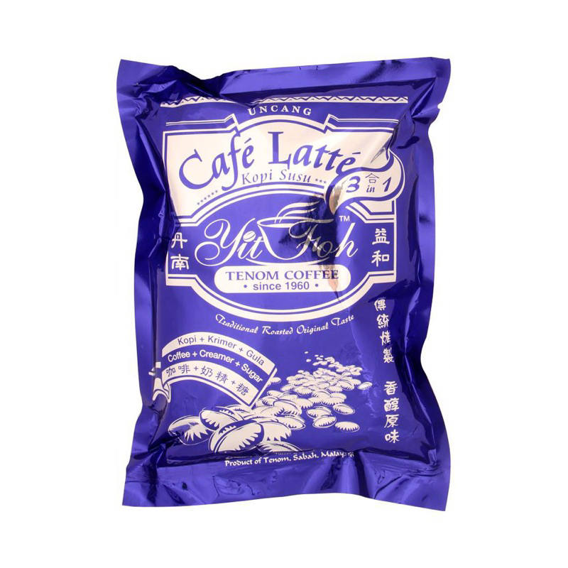 YIT FOH TENOM COFFEE / KOPI TENOM coffee+creamer+sugar (12 sachets per ...